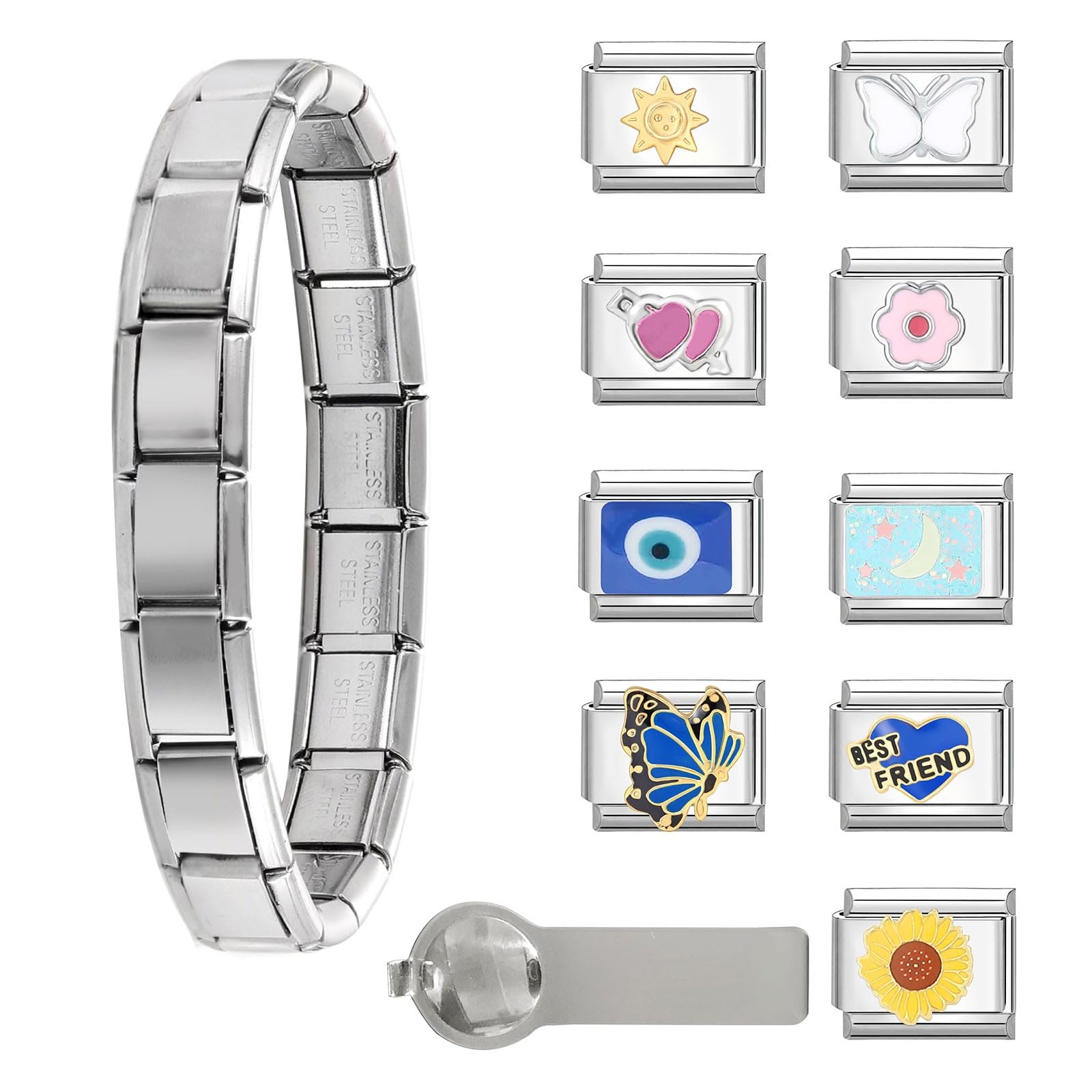 Amazon.com: ITingstere Italian Charms Set Italian Charms and 9Pcs ...