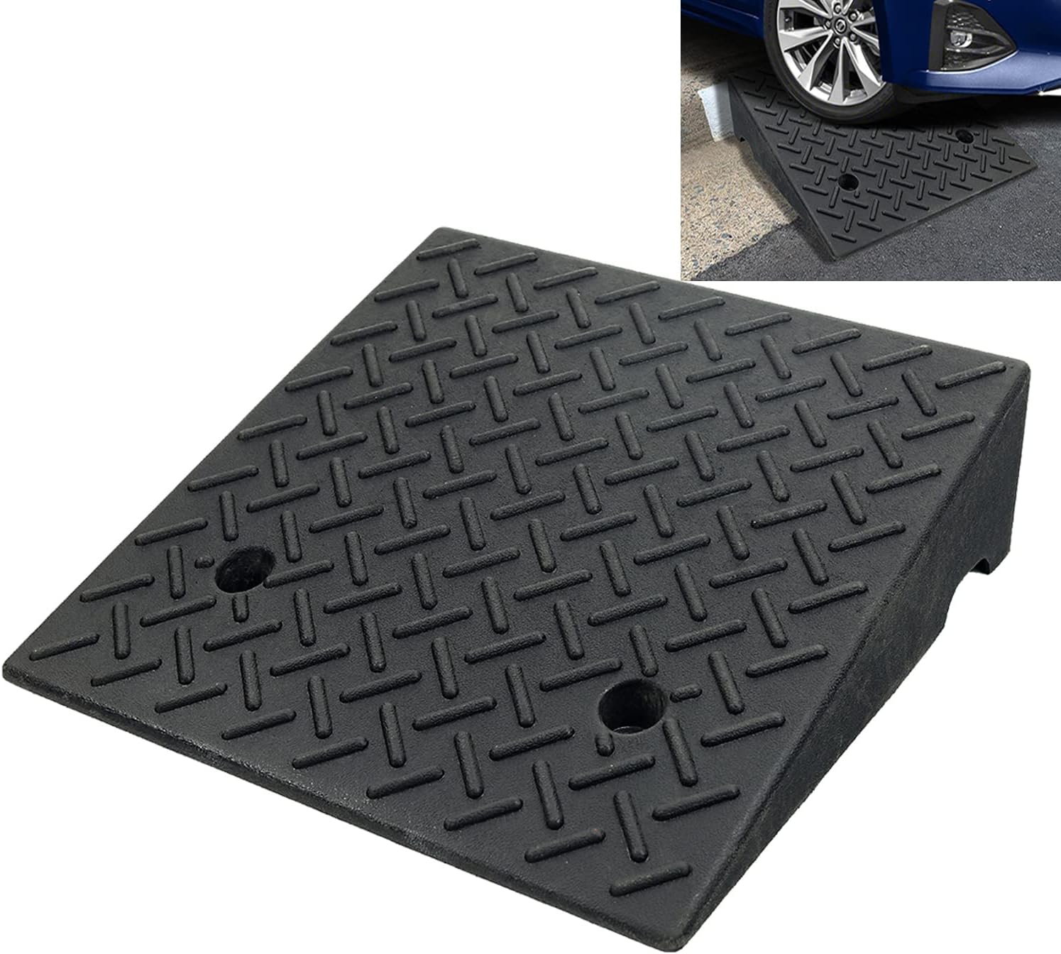 Amazon.com: BISupply Curb Ramps for Driveway Ramps for Low Cars, Car ...