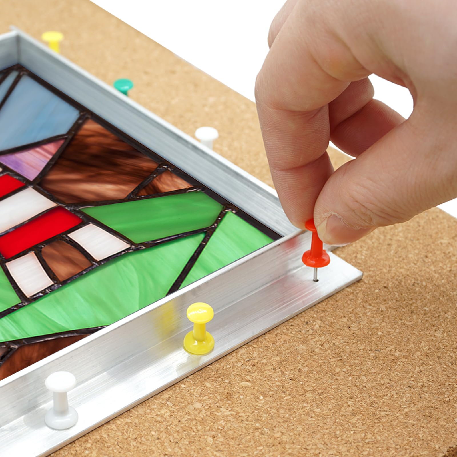 Snapklik.com : ZAWAGIIK Layout Block System For Stained Glass Panels 16 ...