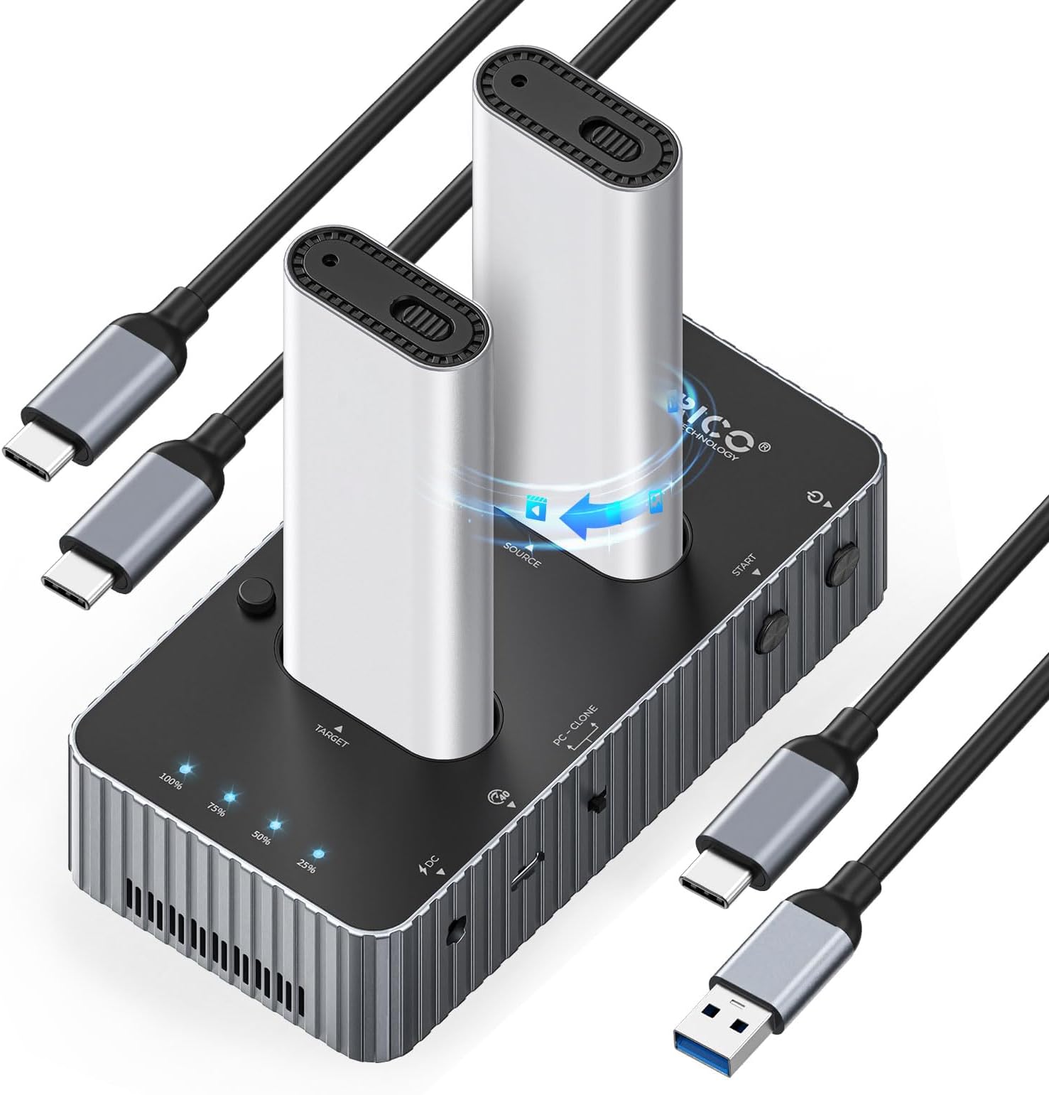 Amazon.com: ORICO 40Gbps M.2 NVMe Hard Drive Docking Station with ...