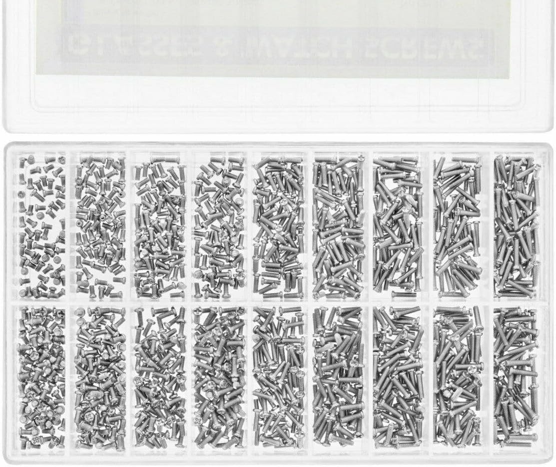 Amazon.com: Ewatchparts 900 Assorted Micro Watch Screw Compatible With ...