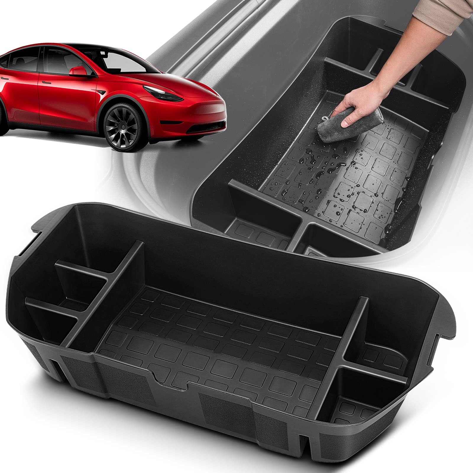 Amazon.com: YHTAUTO Front Trunk Organizer Compatible with Tesla Model Y ...