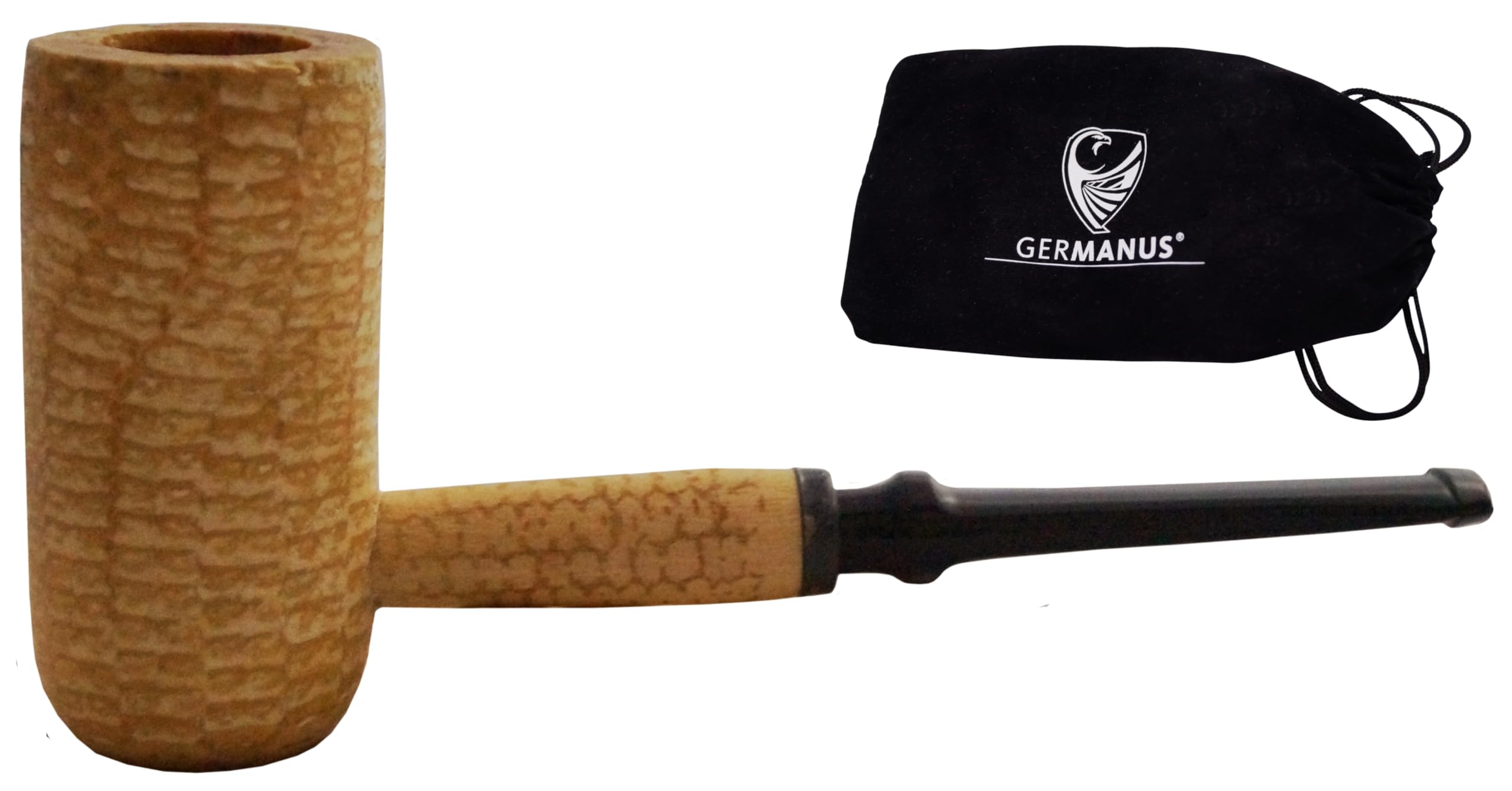 Stubby Tobacco Pipes Germanus Original Corncob Pipe Apple Bent Tobacco ...