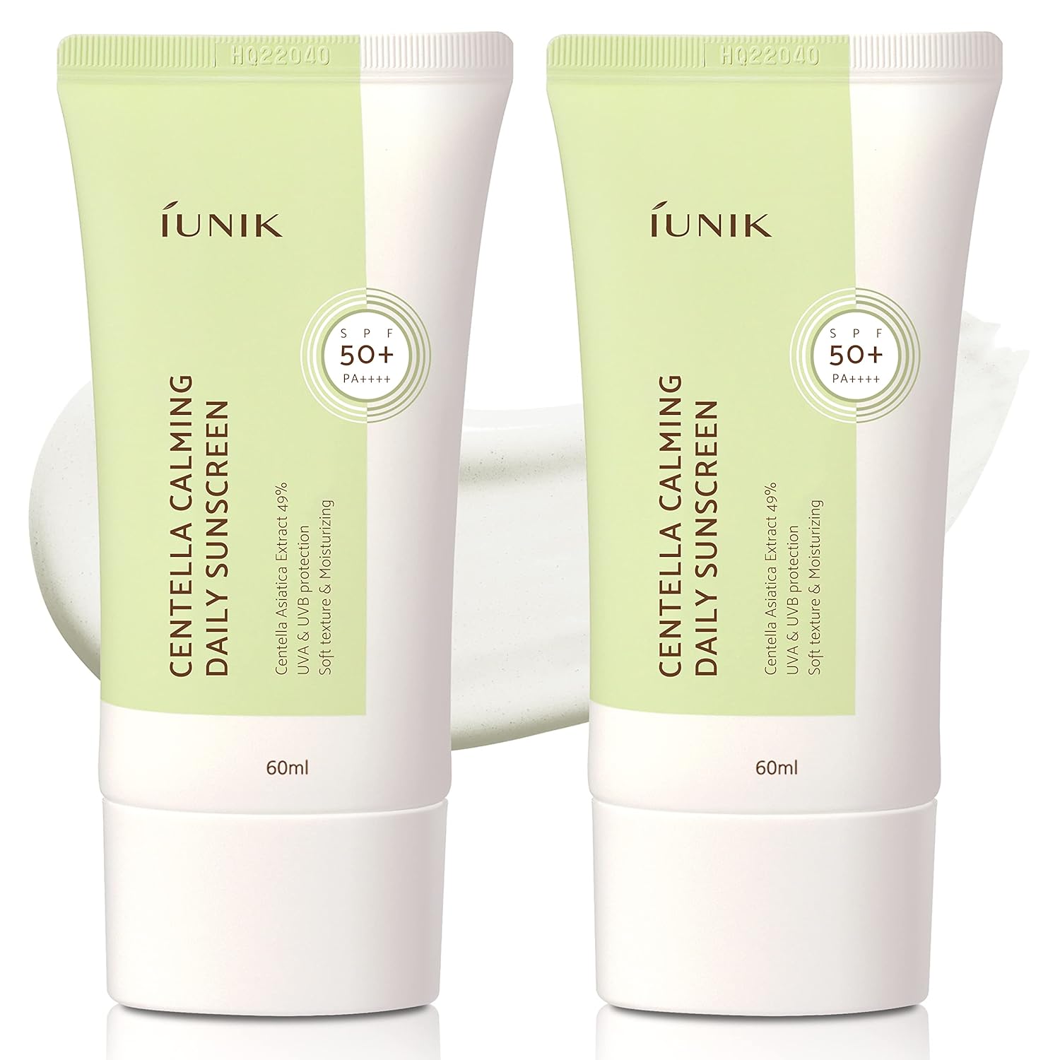 Amazon.com: IUNIK Centella Calming Moisture Daily Sunscreen SPF 50+ PA ...