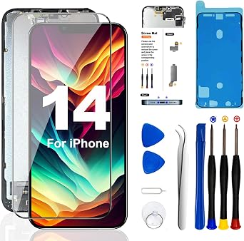 Amazon.com: for iPhone 14 Screen Replacement 6.1 Inch, 3D Touch LCD ...