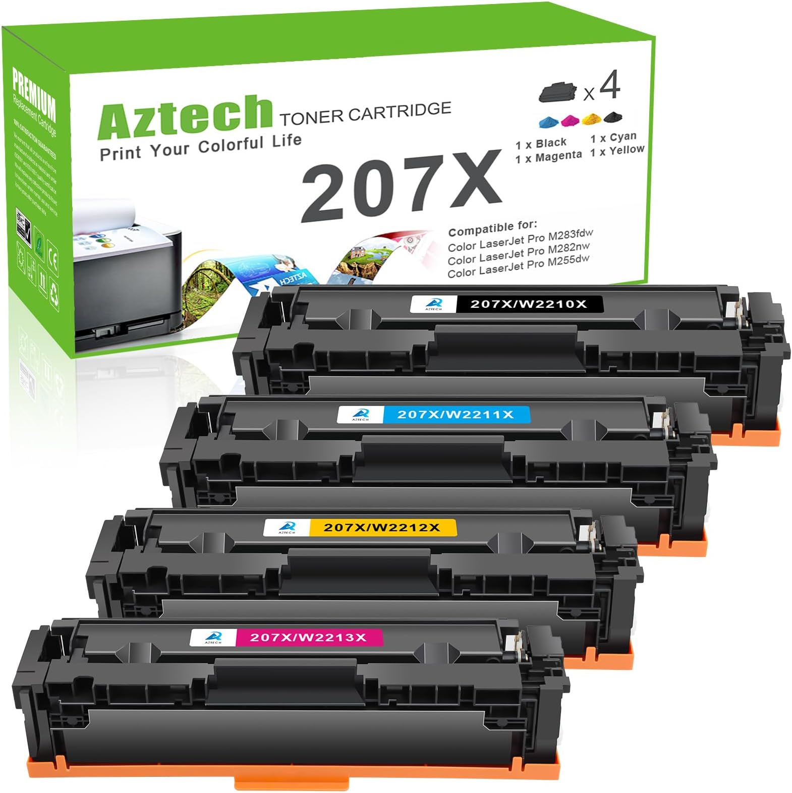 HP 207X W2210X High Capacity Black Original Toner for HP Color LaserJet ...