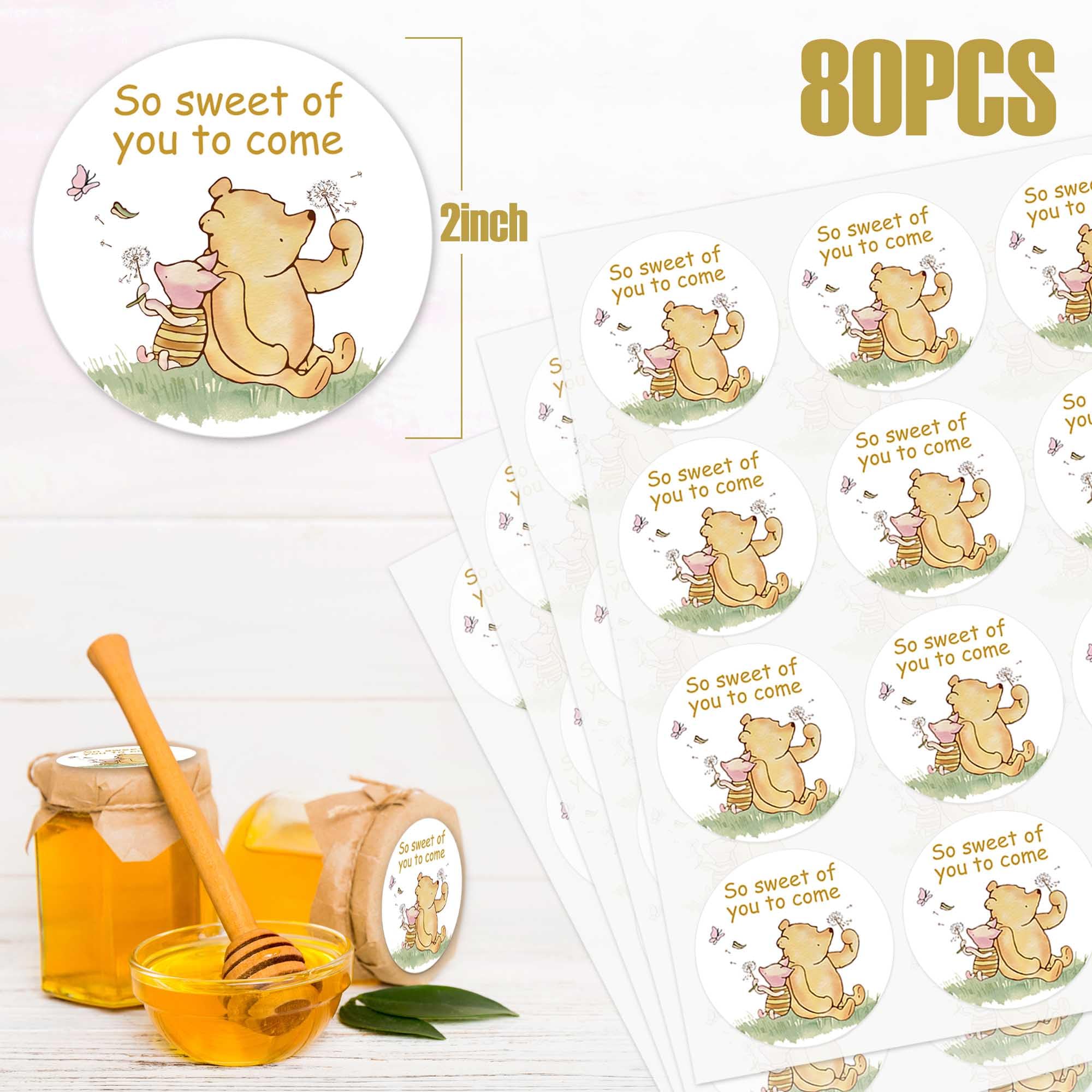 Etiquetas De Agradecimiento Para Baby Shower De Winnie H & Tarjetas