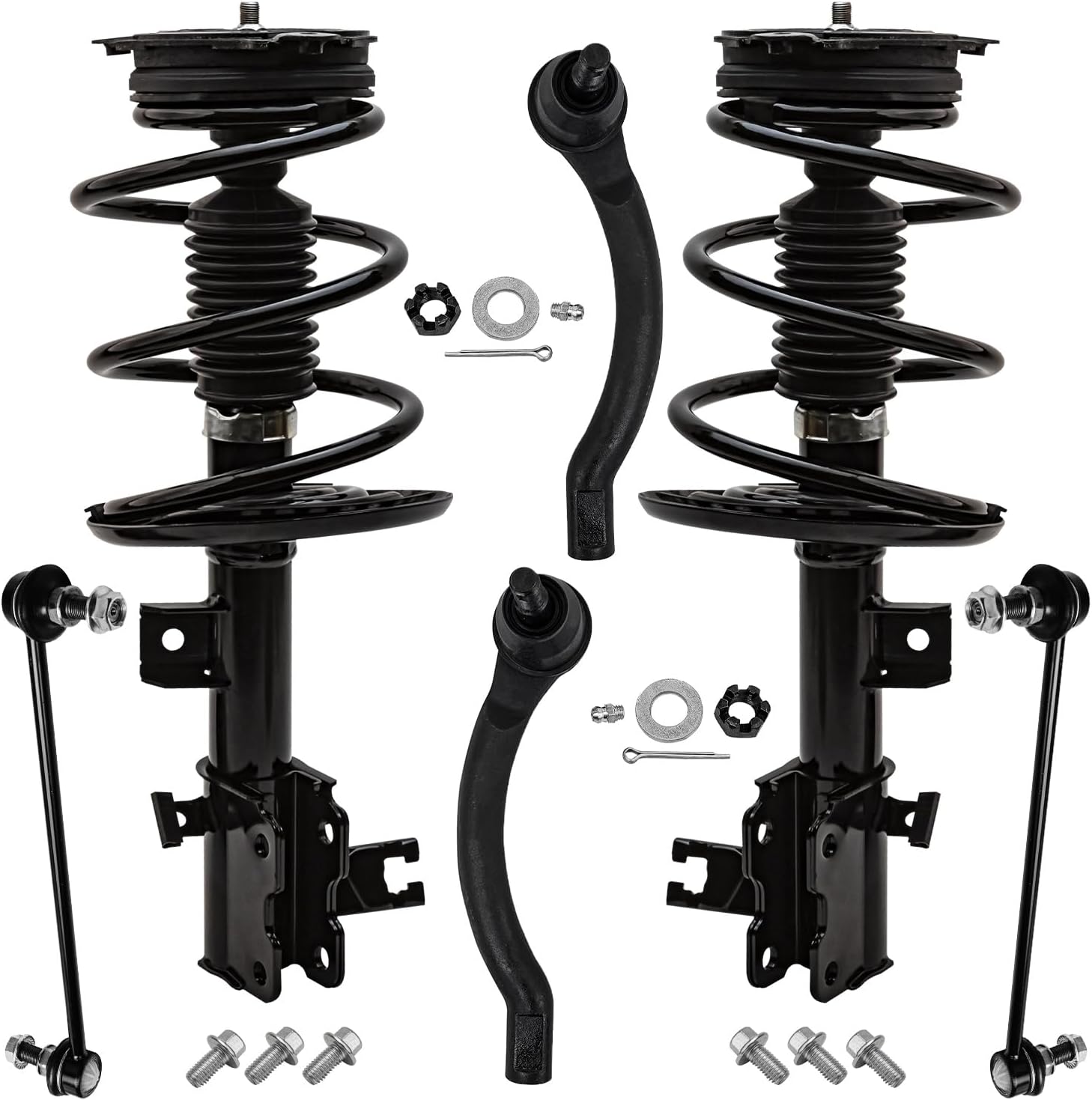 Amazon.com: Detroit Axle - 6pc Front Suspension Kit for 2013-2018 ...