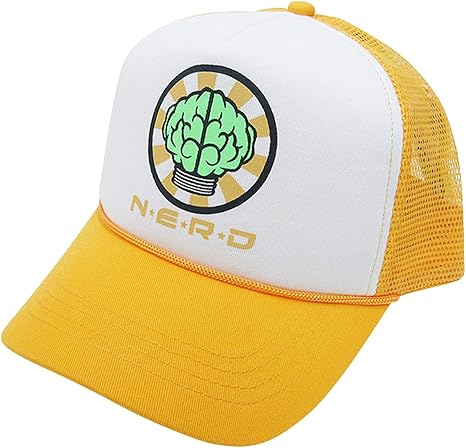 Nerd Unisex-Adult One-Size Trucker Hat Gold at Amazon Men’s Clothing store