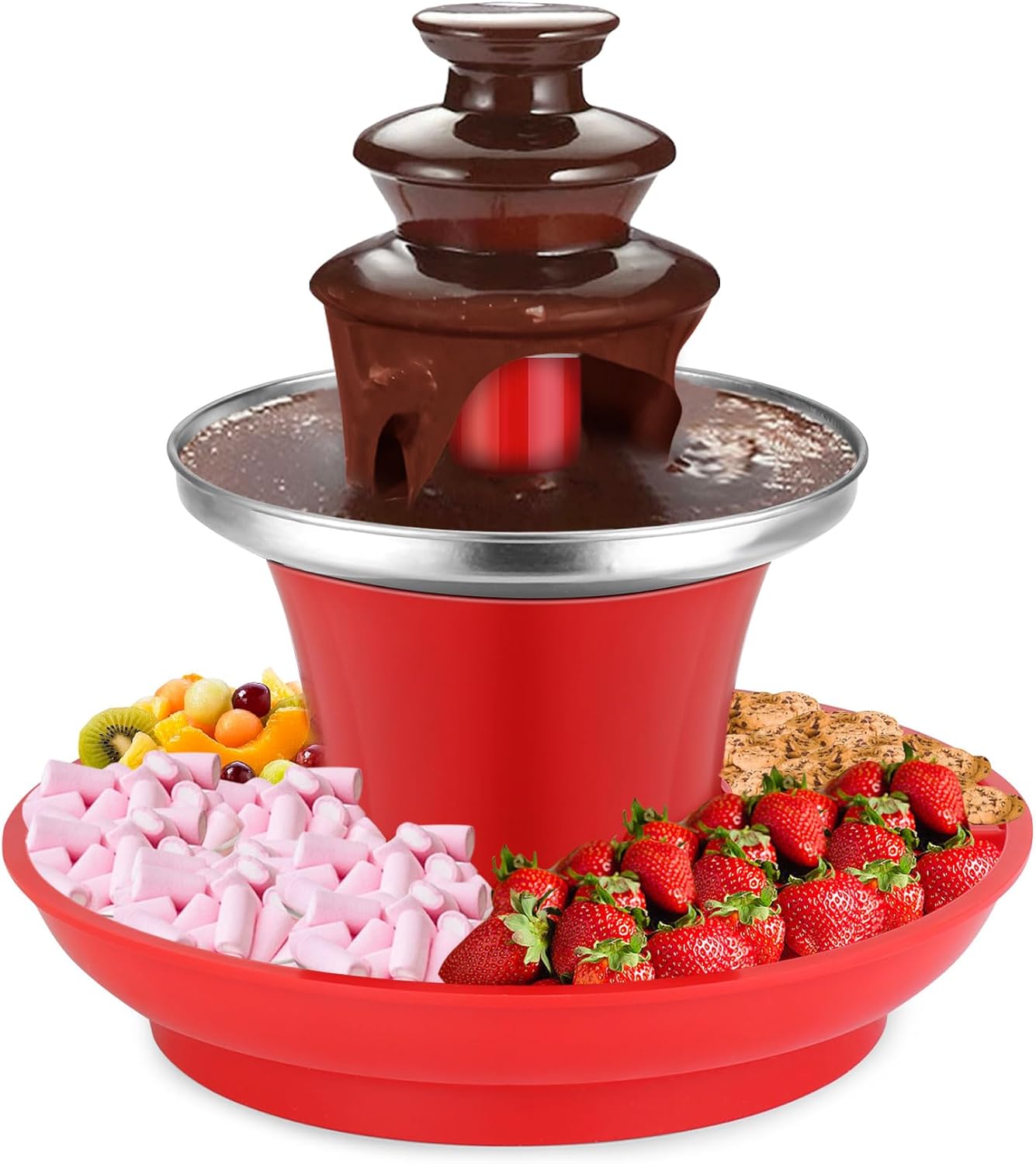 Amazon.com: Mini Chocolate Fountain Party Fountain, Chocolate Fountain ...