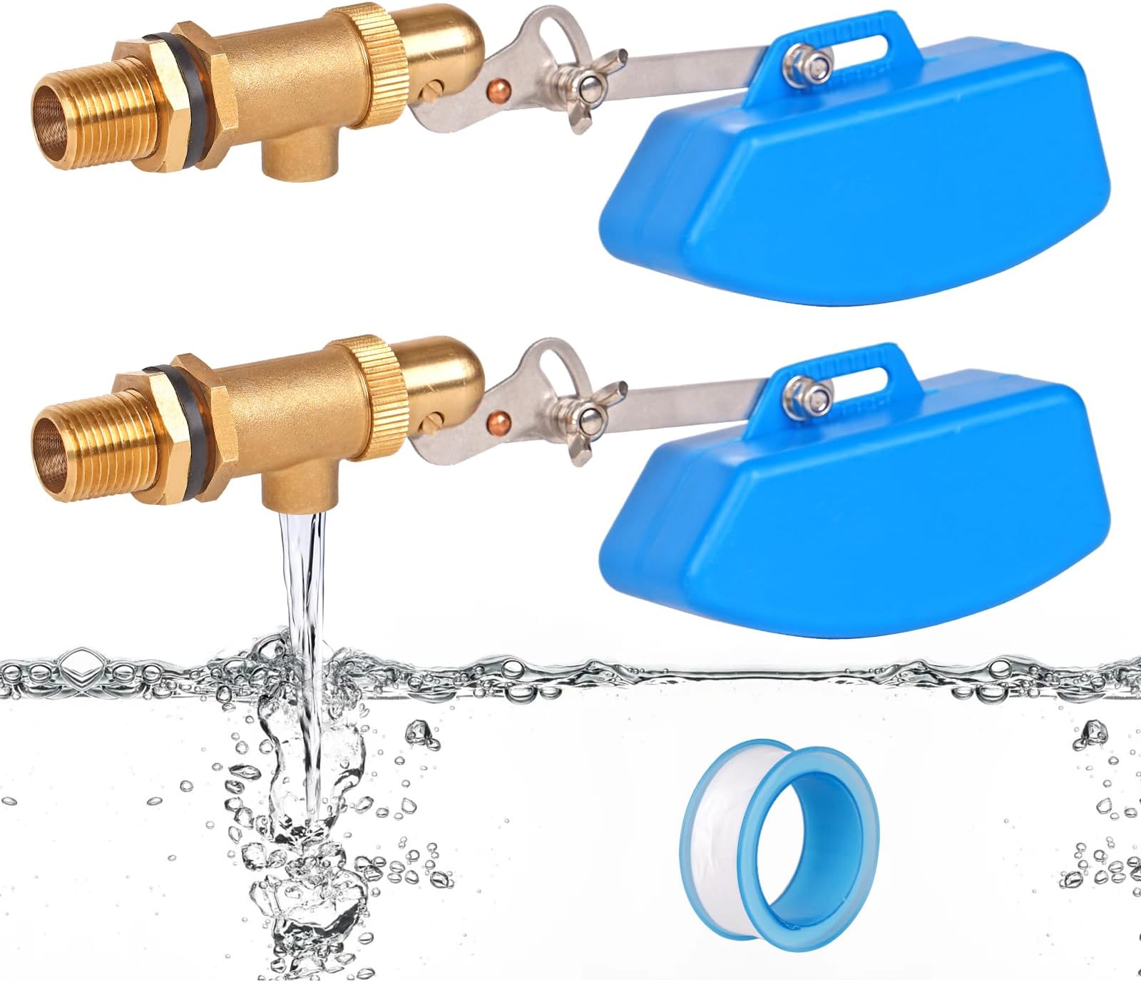 Amazon.com: 1/2" Float Ball Valve Automatic Fill Feed Humidifier Tank ...