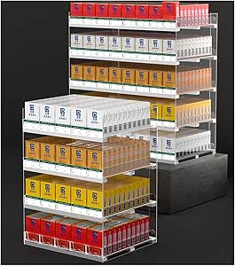 Amazon.co.jp: Acrylic Automatic Tabacopusher Supermarket Tobacco ...