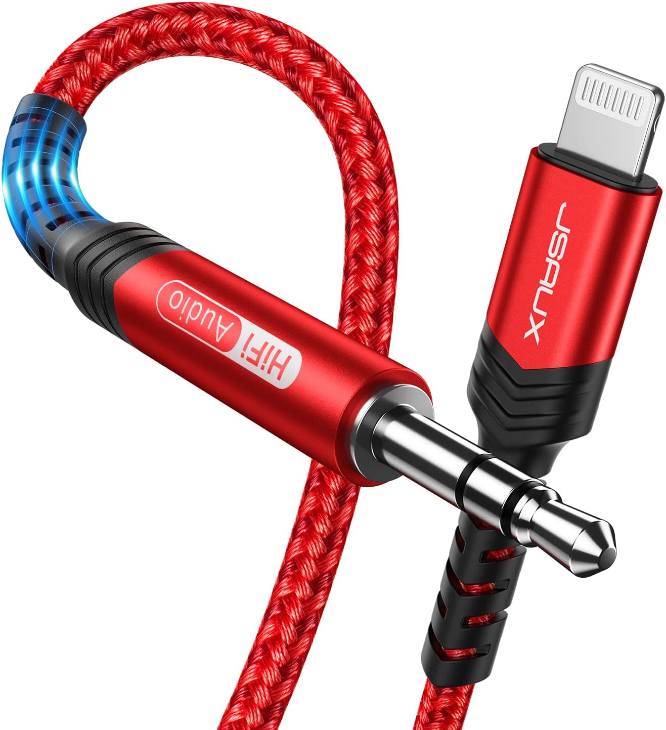 Amazon.com: Aux Cord for iPhone, [Apple MFi Certified] 3-in-1 Lightning ...