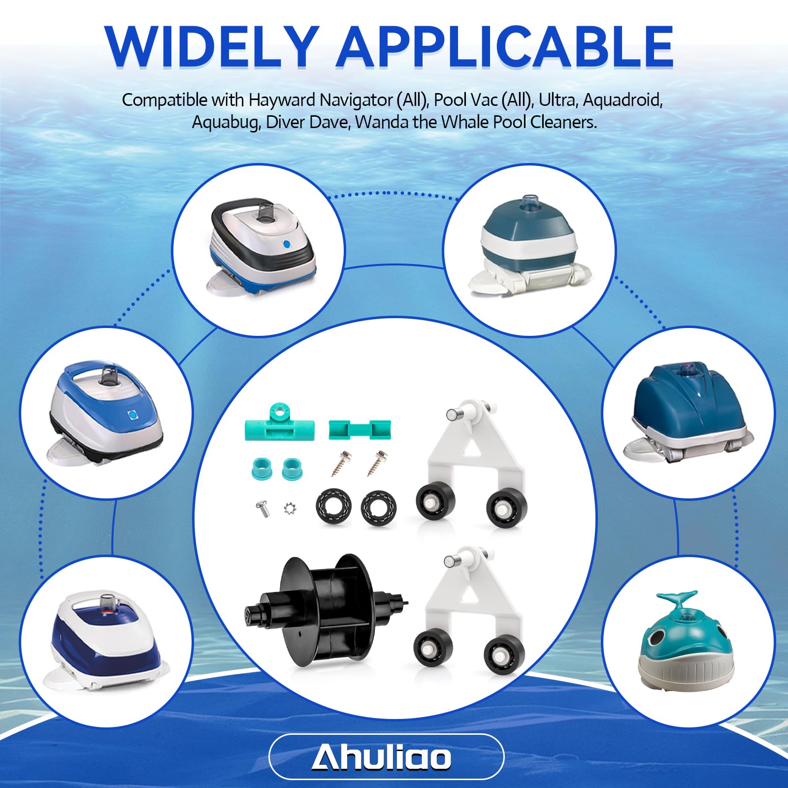 Snapklik.com : AXV621DAT Pool Cleaner Turbine/A-Frame Kit For Hayward ...