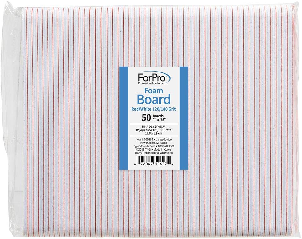 Amazon.com : ForPro Foam Boards, Red 120/White 180 Grit, Double-Sided ...