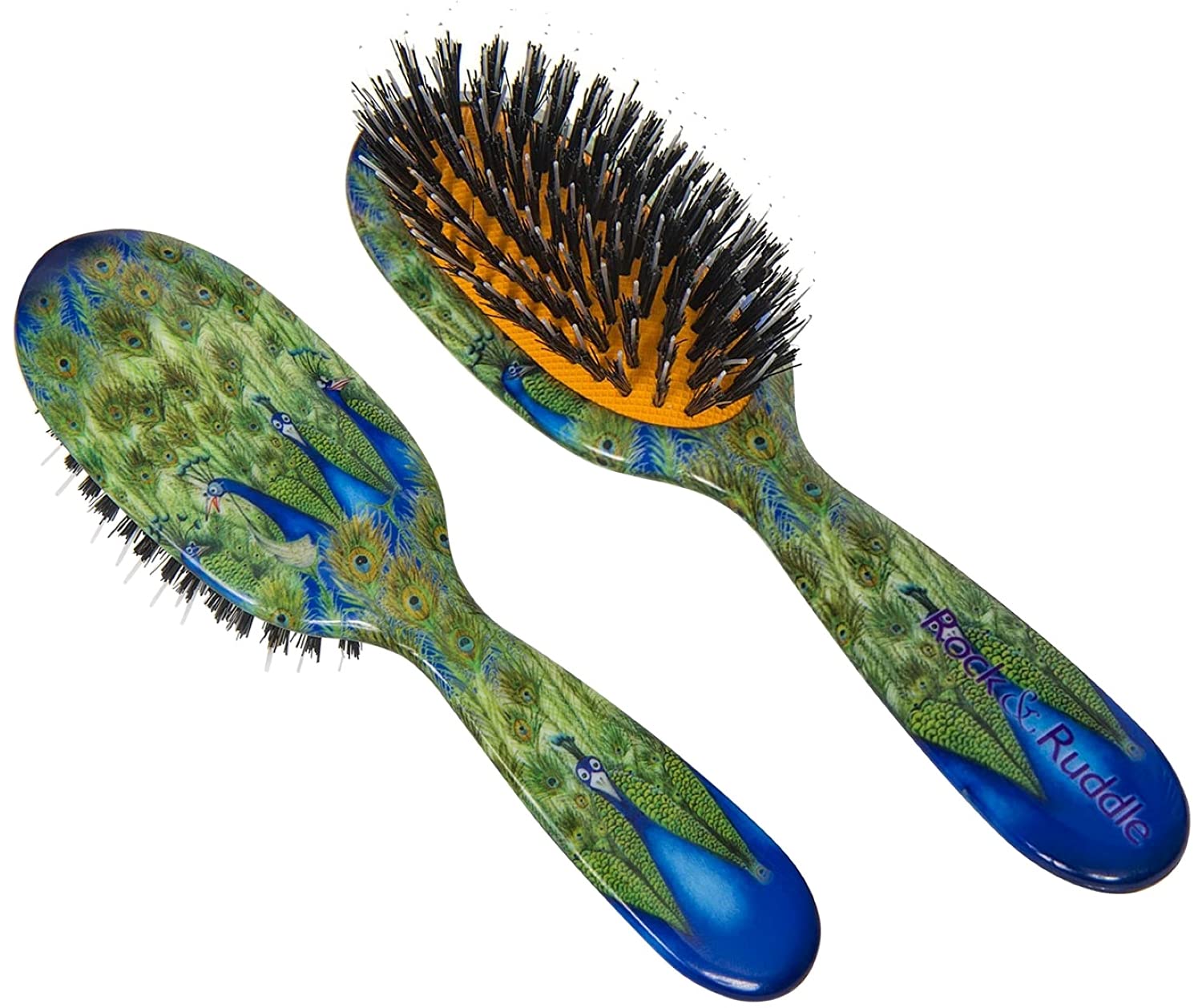 Amazon.com : Rock & Ruddle Natural Mixed Boar Bristle Hair Brush for ...
