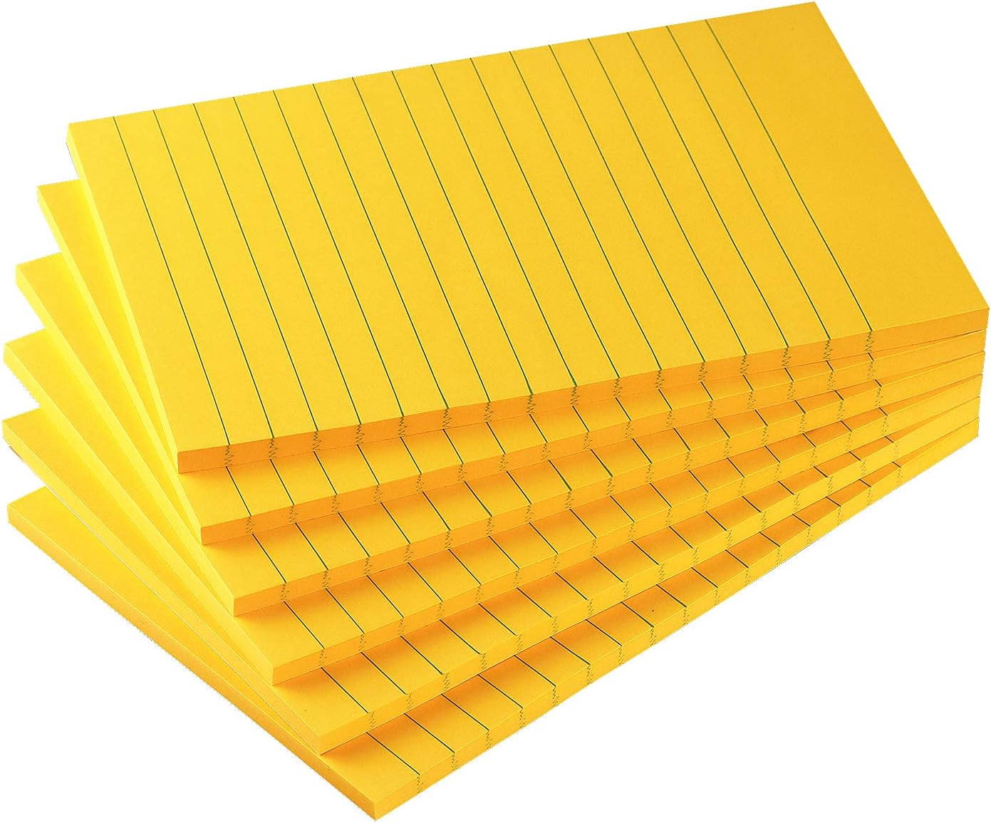 Amazon.com : Early Buy 6 Pads Lined Sticky Notes with Lines 4x6 Self ...