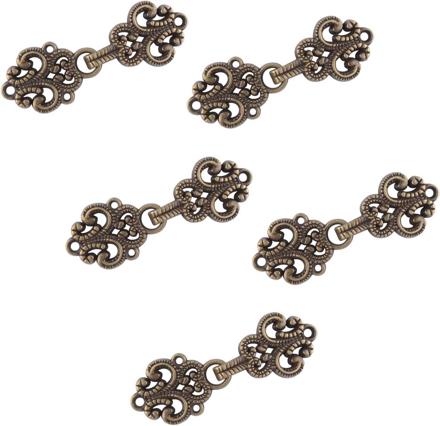 Amazon.com: WANDIC Cardigan Clips, 5 Pairs 4.6CM Vintage Hollow Flower ...