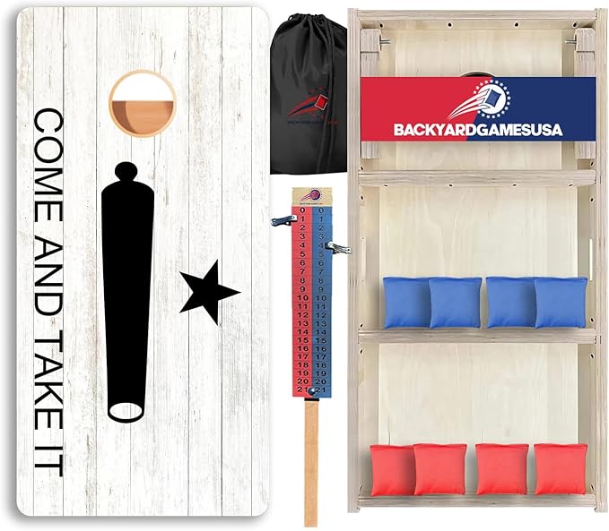 Amazon.com: CornholeGamesUSA Pro Cornhole Boards Set | Made in USA | 3/ ...