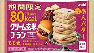 Amazon.co.jp: アサヒグループ食品 クリーム玄米ブラン 80kcal あんバター 54g×6袋 : 食品・飲料・お酒