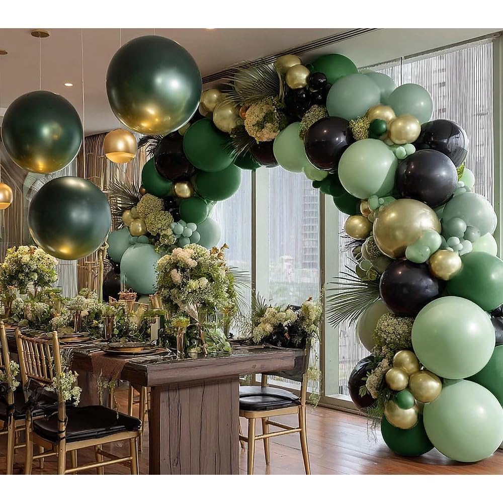 Green And Black Party Decorating Ideas