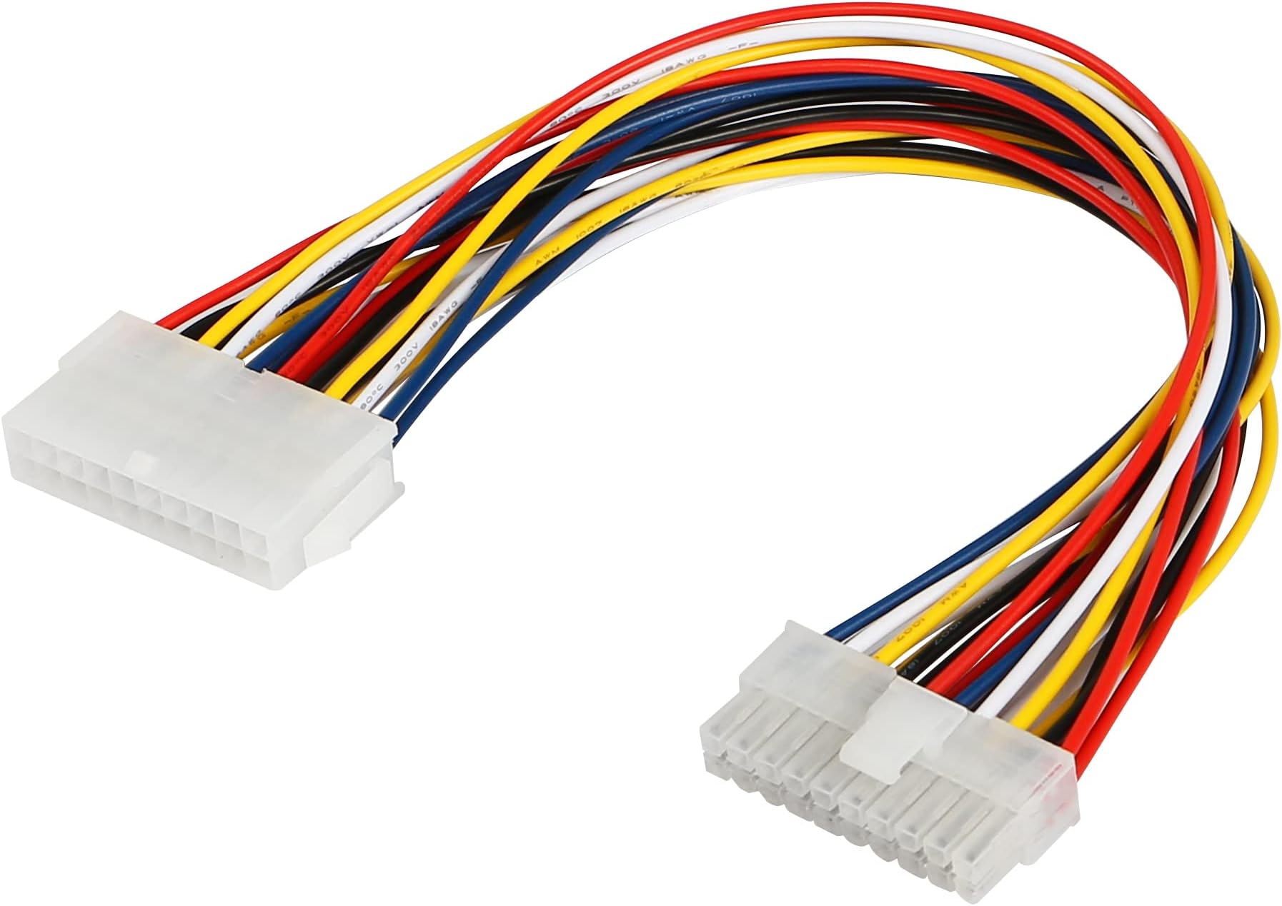 Amazon.com: CERRXIAN 24cm ATX 20 Pin Power Supply Splitter Cable,18AWG ...