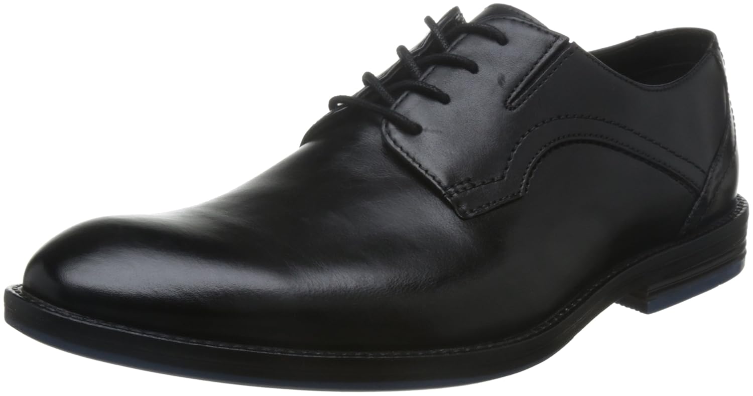 Buy Clarks Men's Prangley Walk Black Leather Clogs and Mules - 8 UK ...