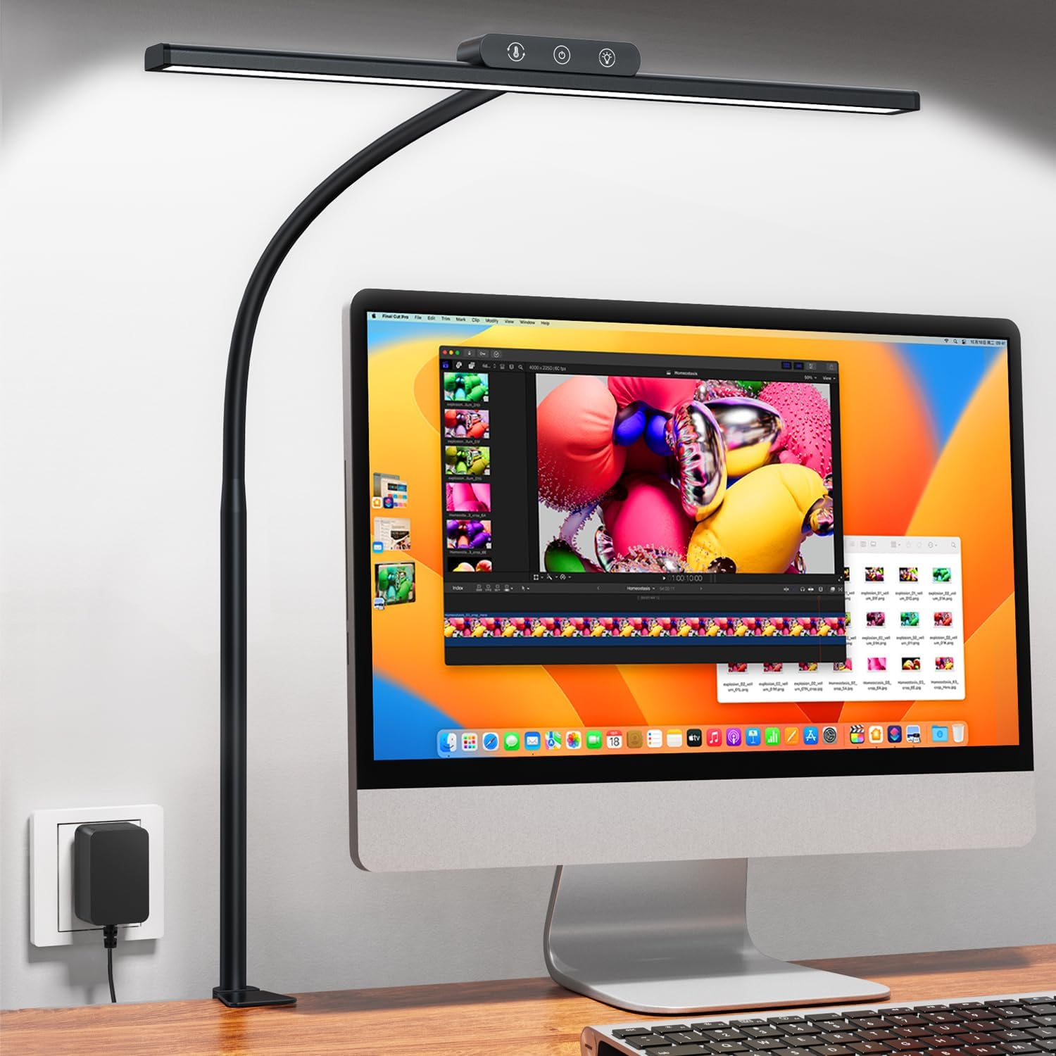 EppieBasic Desk Lamp, LED Desk Lamp for Home Office, Eye-Caring ...