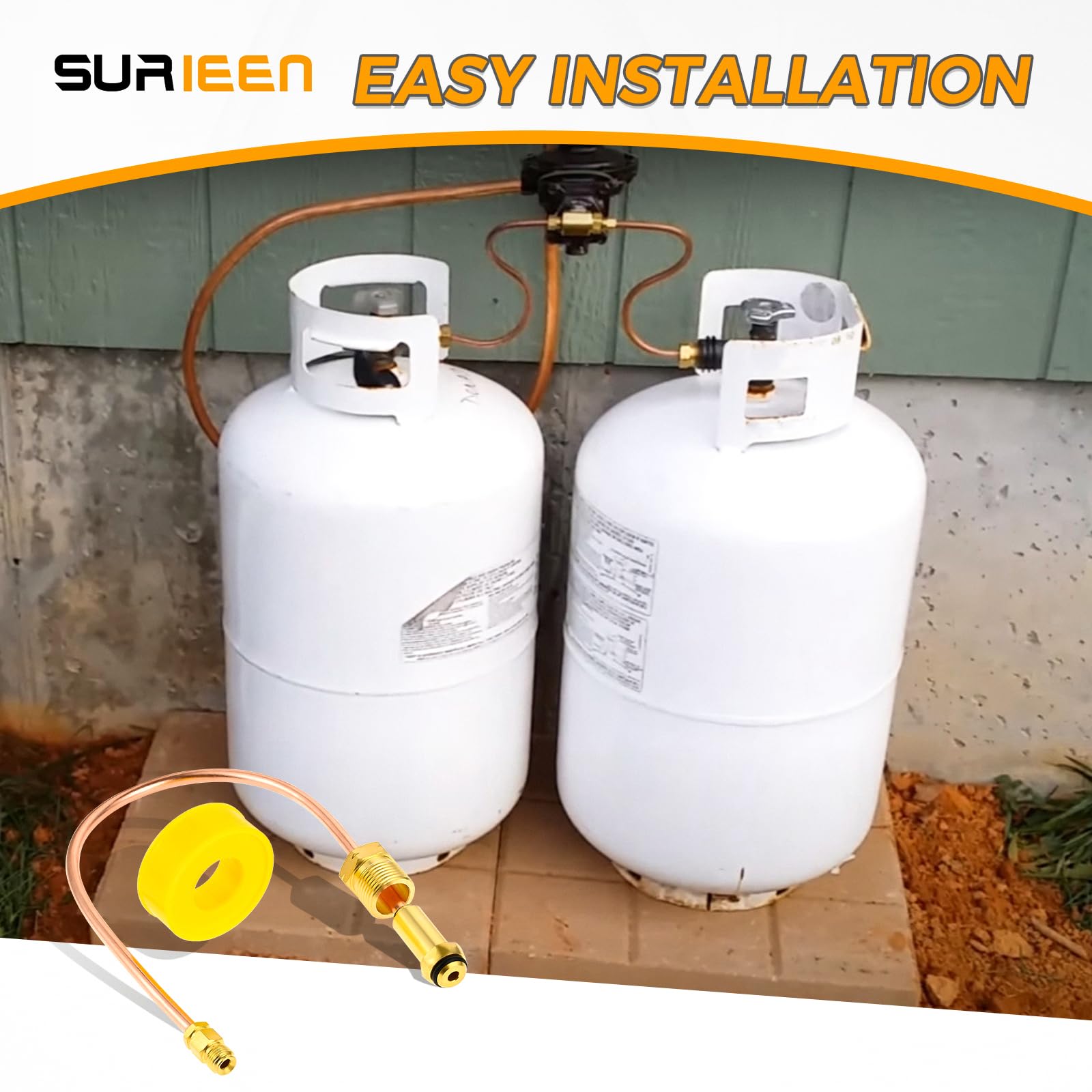 Snapklik.com : SURIEEN Automatic Changeover Regulators Copper Pigtail ...