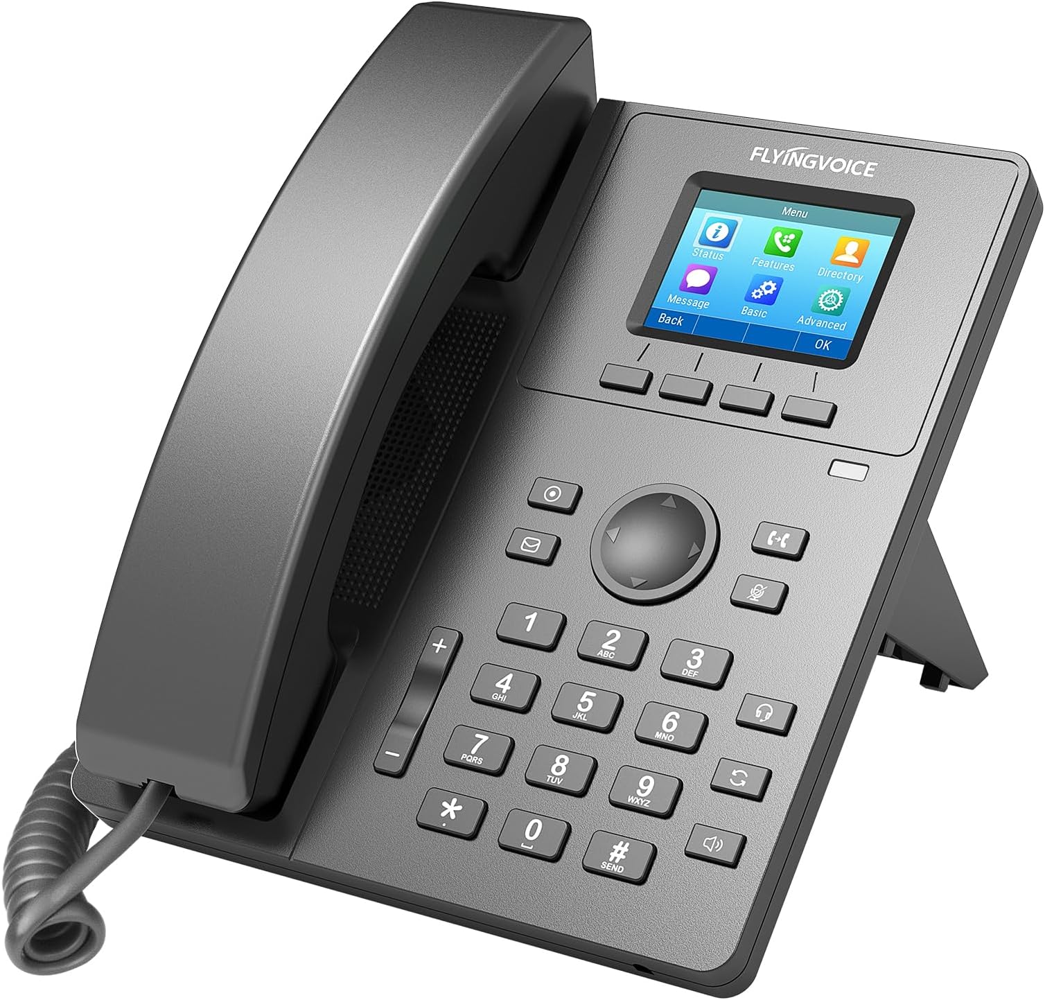 Amazon.com : FLYINGVOICE P11G VoIP Phone, 2.4" Color Screen with 7-Level Backlight, IP Phone for ...