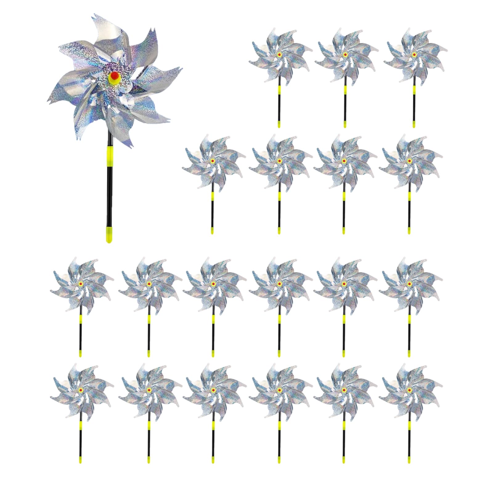 Amazon.com: Reflective Pinwheels with Stakes, Extra Sparkly Pinwheel ...