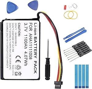 Fuworance GPS Battery Compatible with Tomtom 4FL50, 4FL60, Go 5100, Go ...