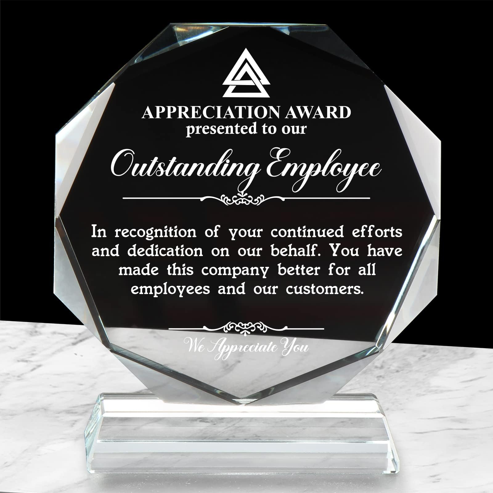 Amazon.com : Years of Service Award Plaque for Employee Recognition and ...