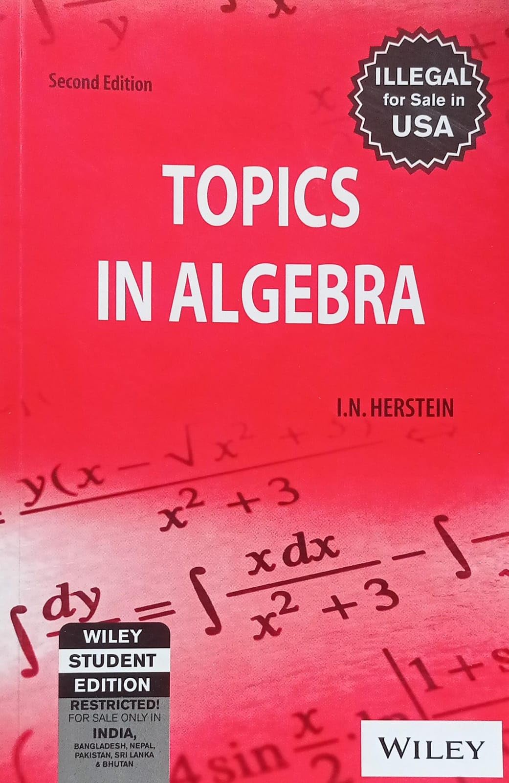 Amazon.in: Buy TOPICS IN ALGEBRA By IN Herstein NVB+++ Book Online at ...