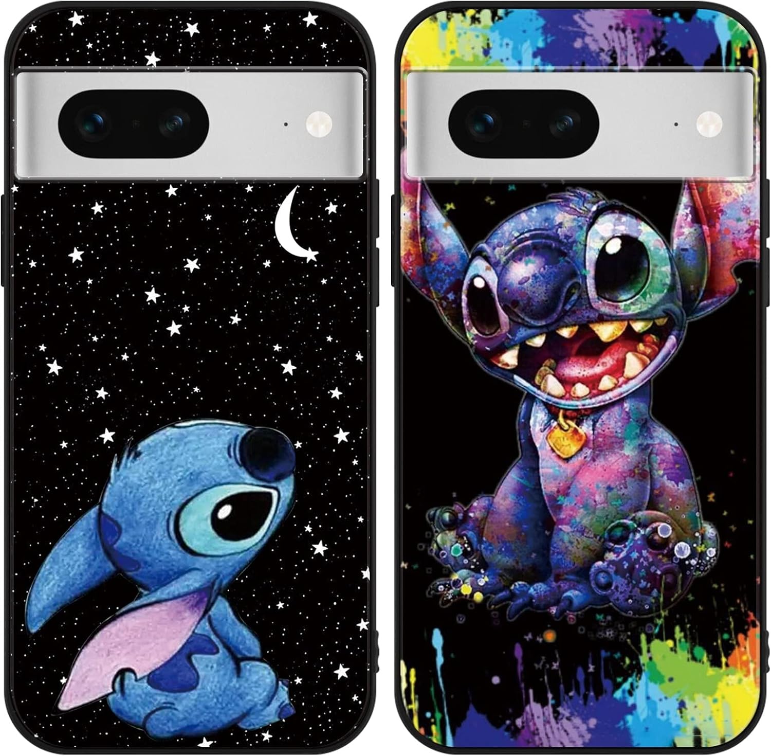 Omyzo [2 pieces Phone Case for Google Pixel 7 5G 6,3",Cute Cartoon ...