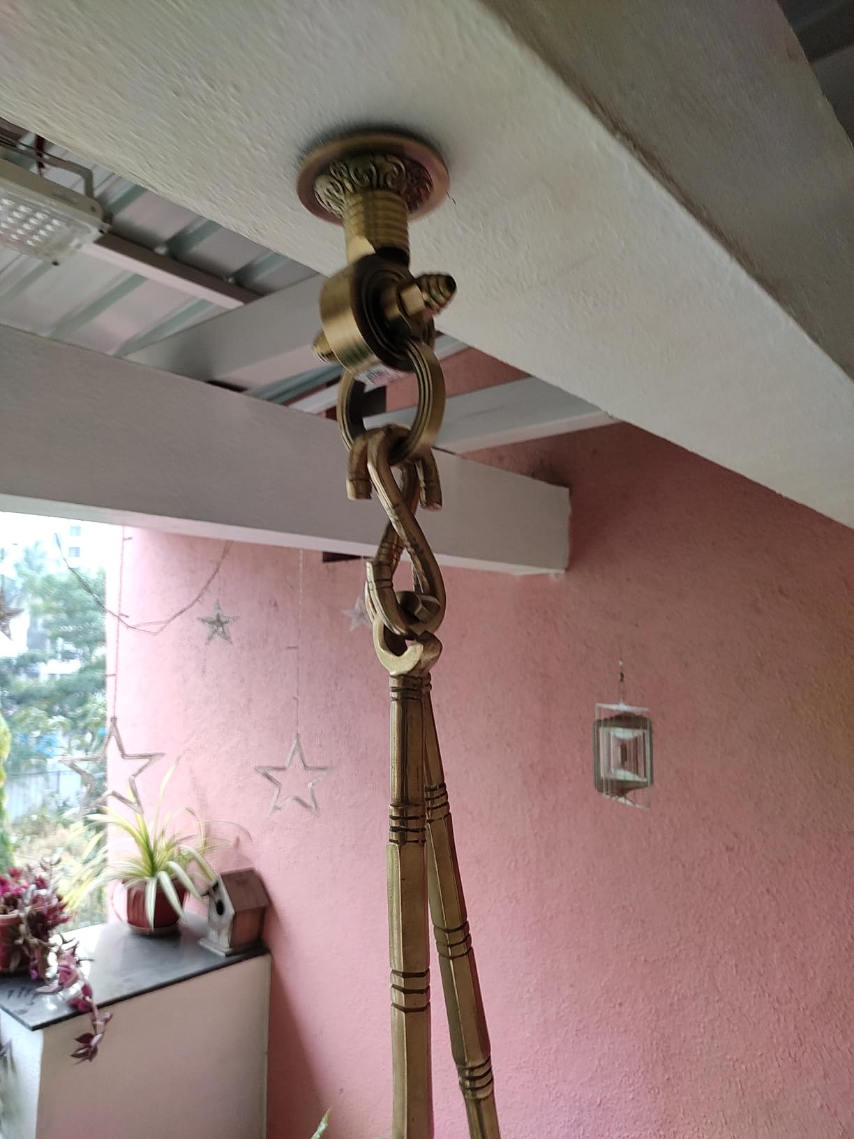 TrendyCreationHub Heavy Weight Capacity Brass Hanging Hook Kada with ...