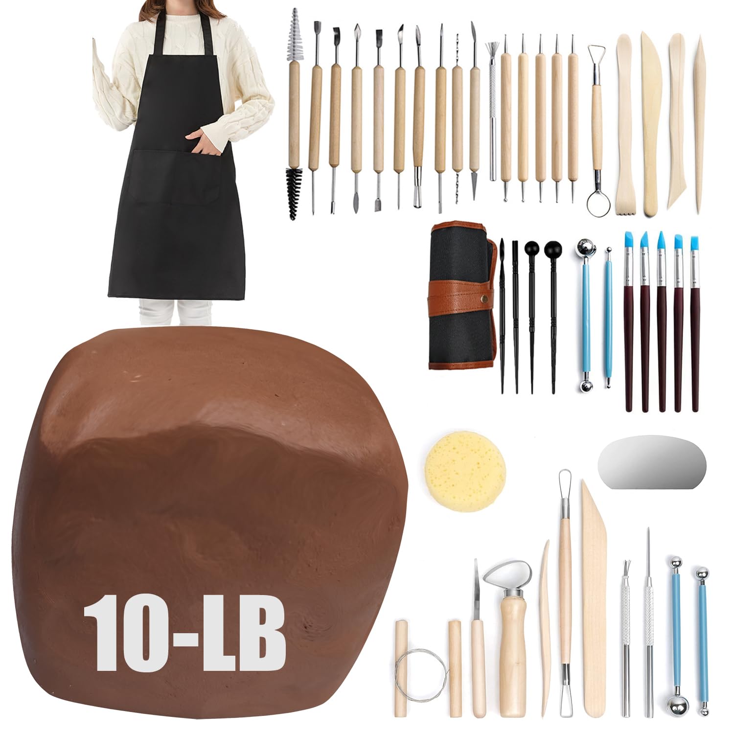 Air Dry Clay - Modeling Clay Baking Modeling Clay Sculpting Tools for ...