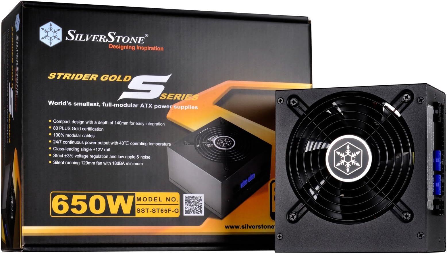 Amazon | SilverStone Strider Gold S シリーズ 80PLUS GOLD認証 電源 650W SST ...
