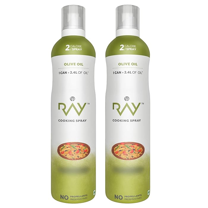 Buy LB Ray Cooking Spray Oil Pack of 2X200ml - Low Calorie 100% Oil ...
