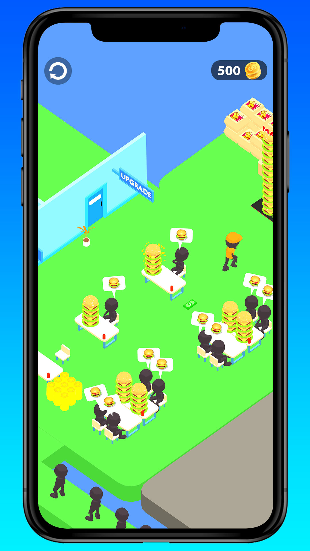 Burger Rush: My Burger Shop Idle Chicken Burger Place Master - Perfect ...