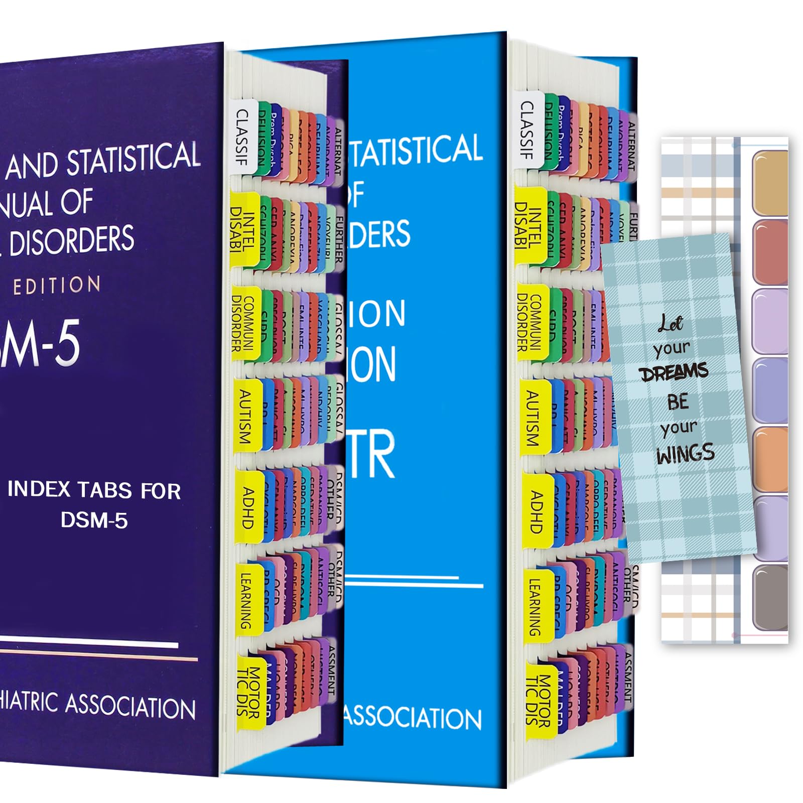 Snapklik.com : Index Tabs For DSM-5, Color-Coded DSM-5 Tabs, Laminated ...