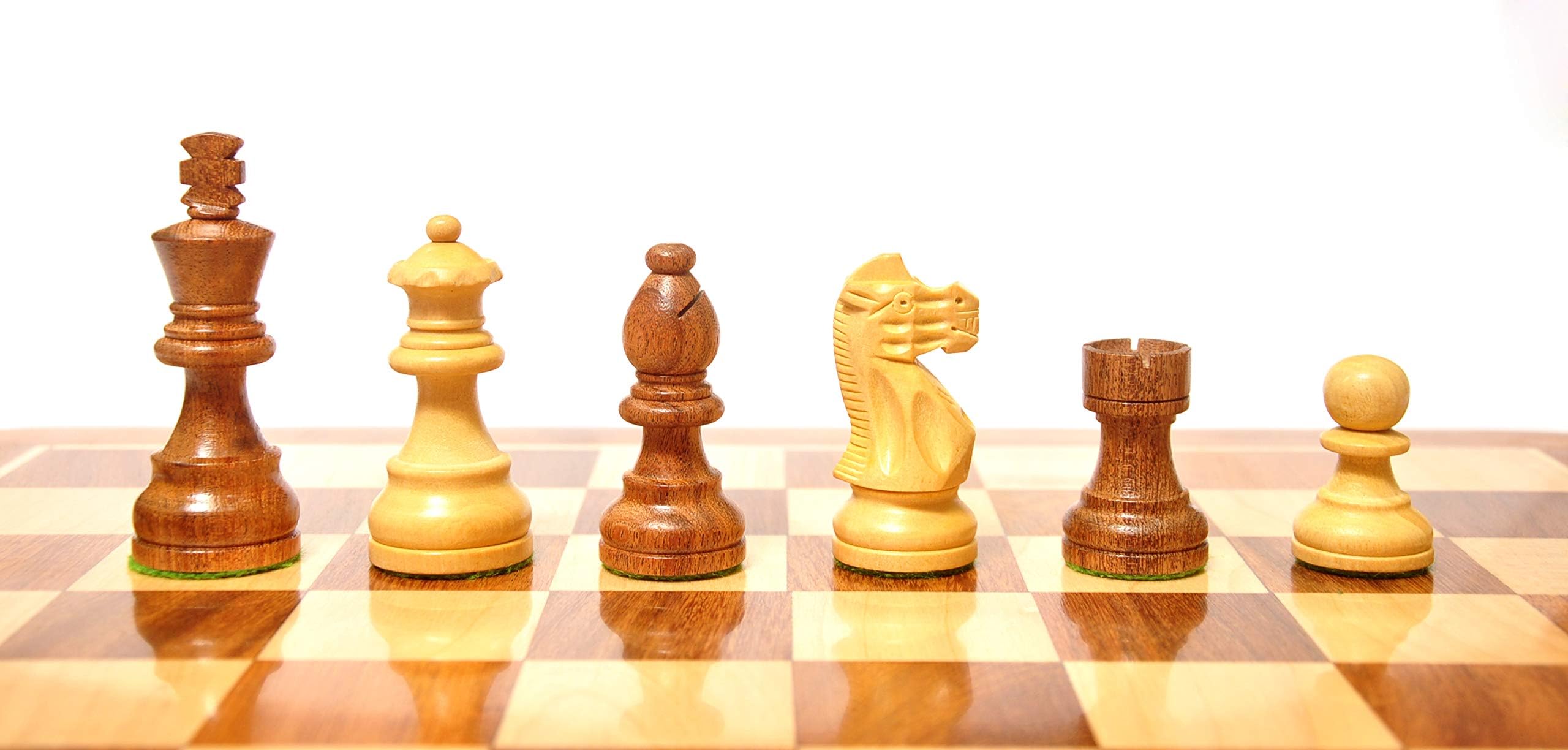 Buy PALM ROYAL HANDICRAFTS 3" Inches Wooden Chess Pieces only 32 ...