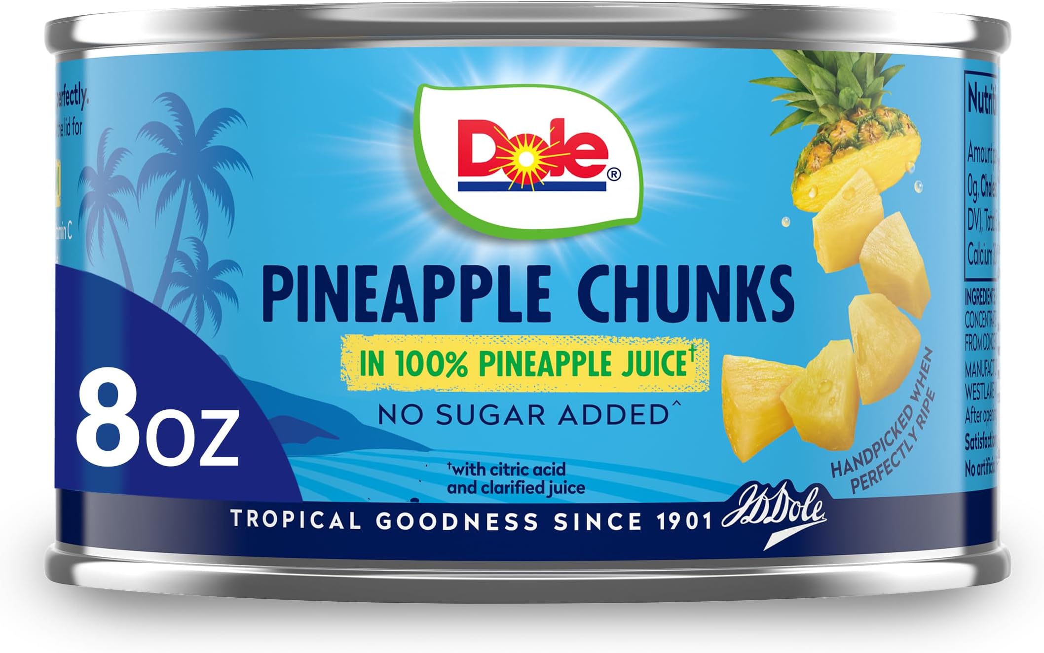 Amazon.com: Dole Frozen, Tropical Gold Pineapple Chunks, 32oz : Grocery ...