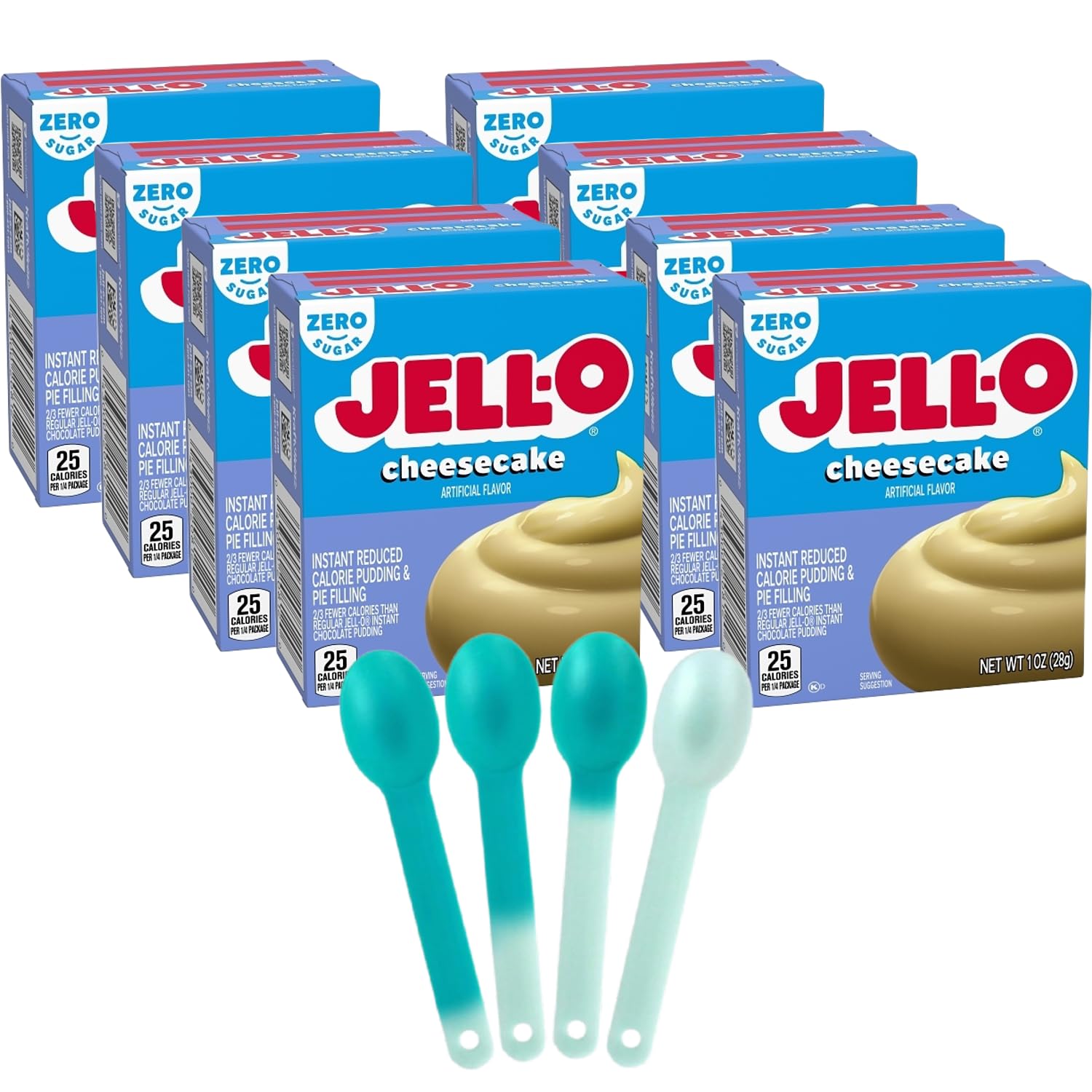 Zippy Sweets - Sugar Free Cheesecake Pudding and Pie Mix, Pack of 8 ...