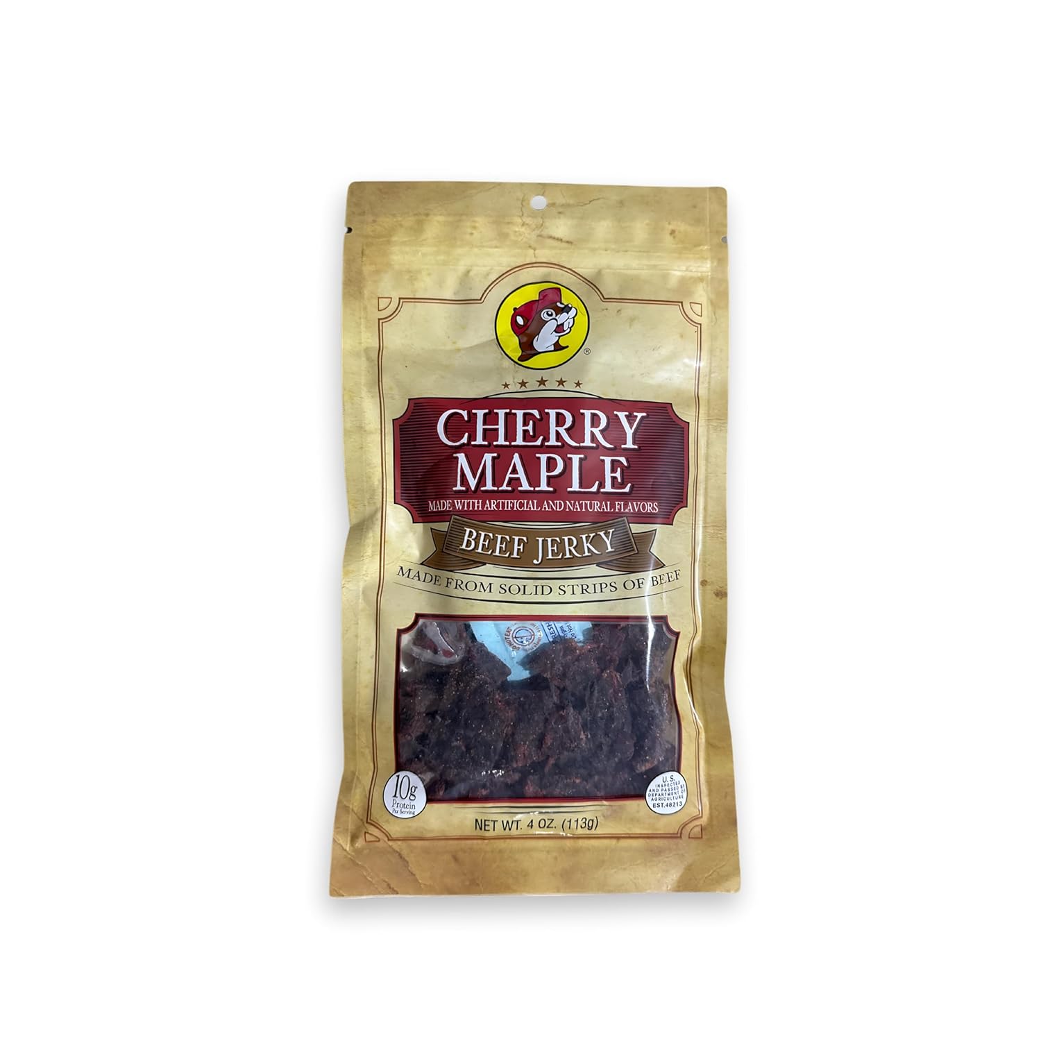 Amazon.com: Buc-ee's Smoked Cherry Maple Beef Jerky – 100% Lean, Dried ...