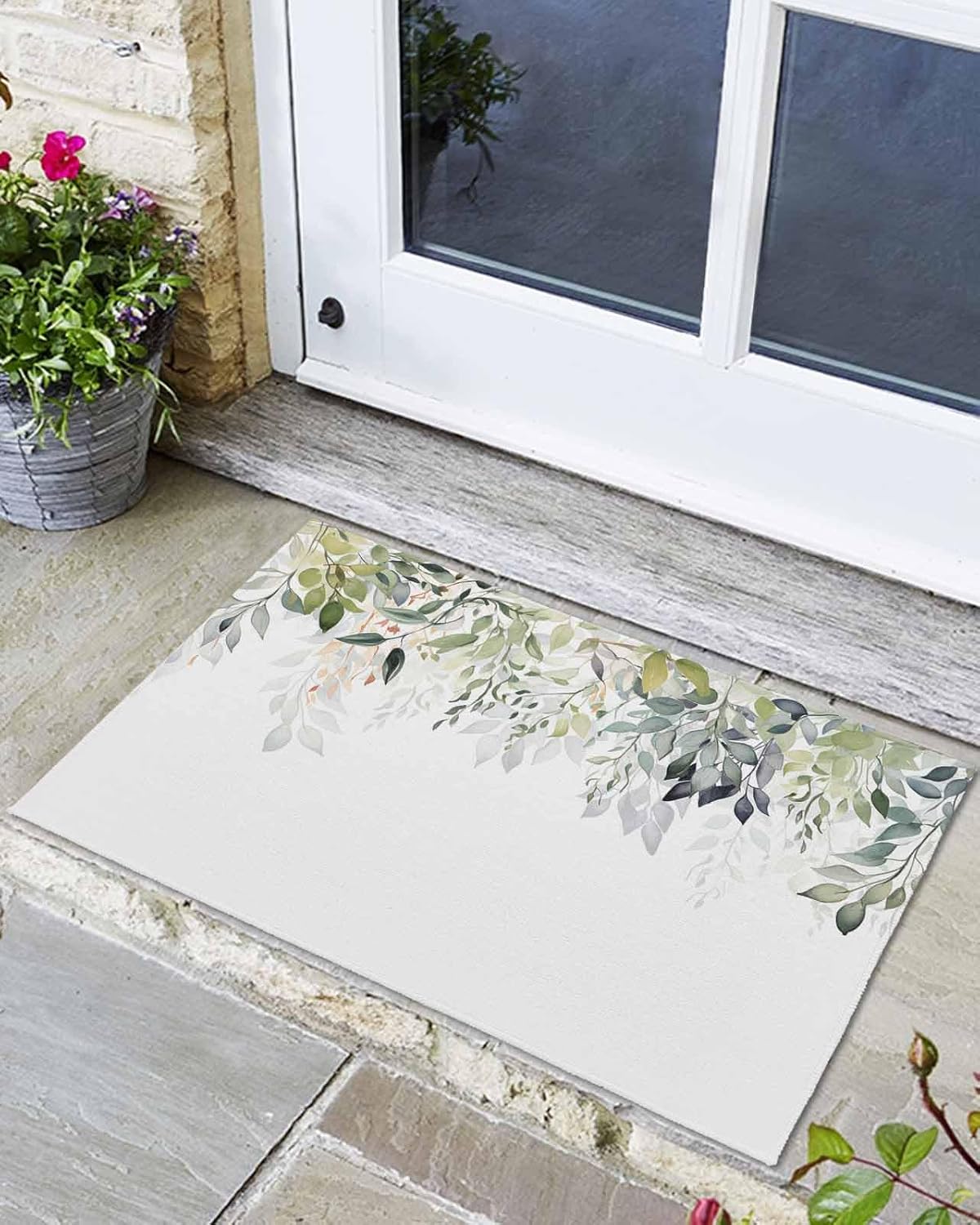 Amazon.com: ARTSHOWING Spring Door Mat Indoor Outdoor Doormat Non Slip ...