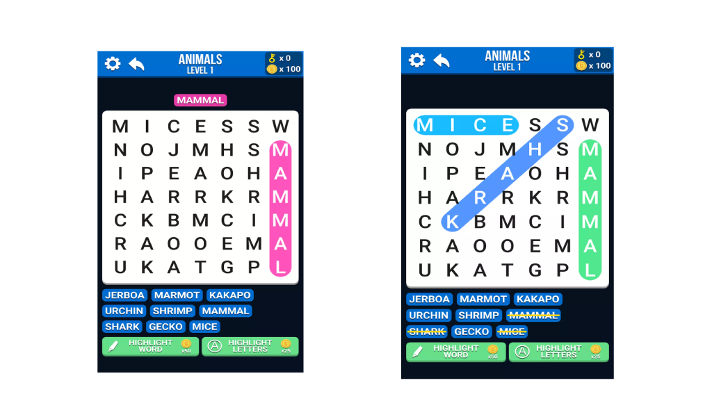 Classic Word Search No Ads - App on Amazon Appstore