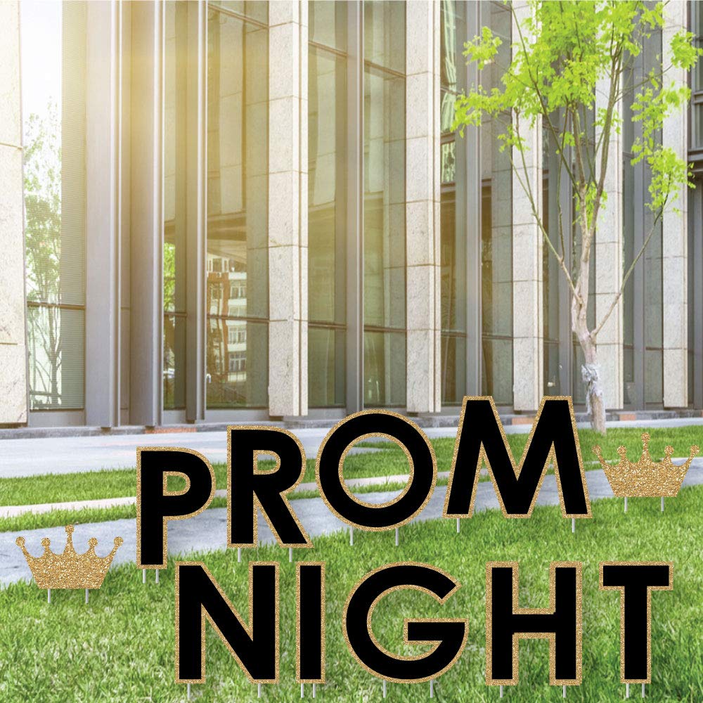 Big Dot of Happiness Prom - Yard Sign Outdoor Lawn Decorations - Prom ...