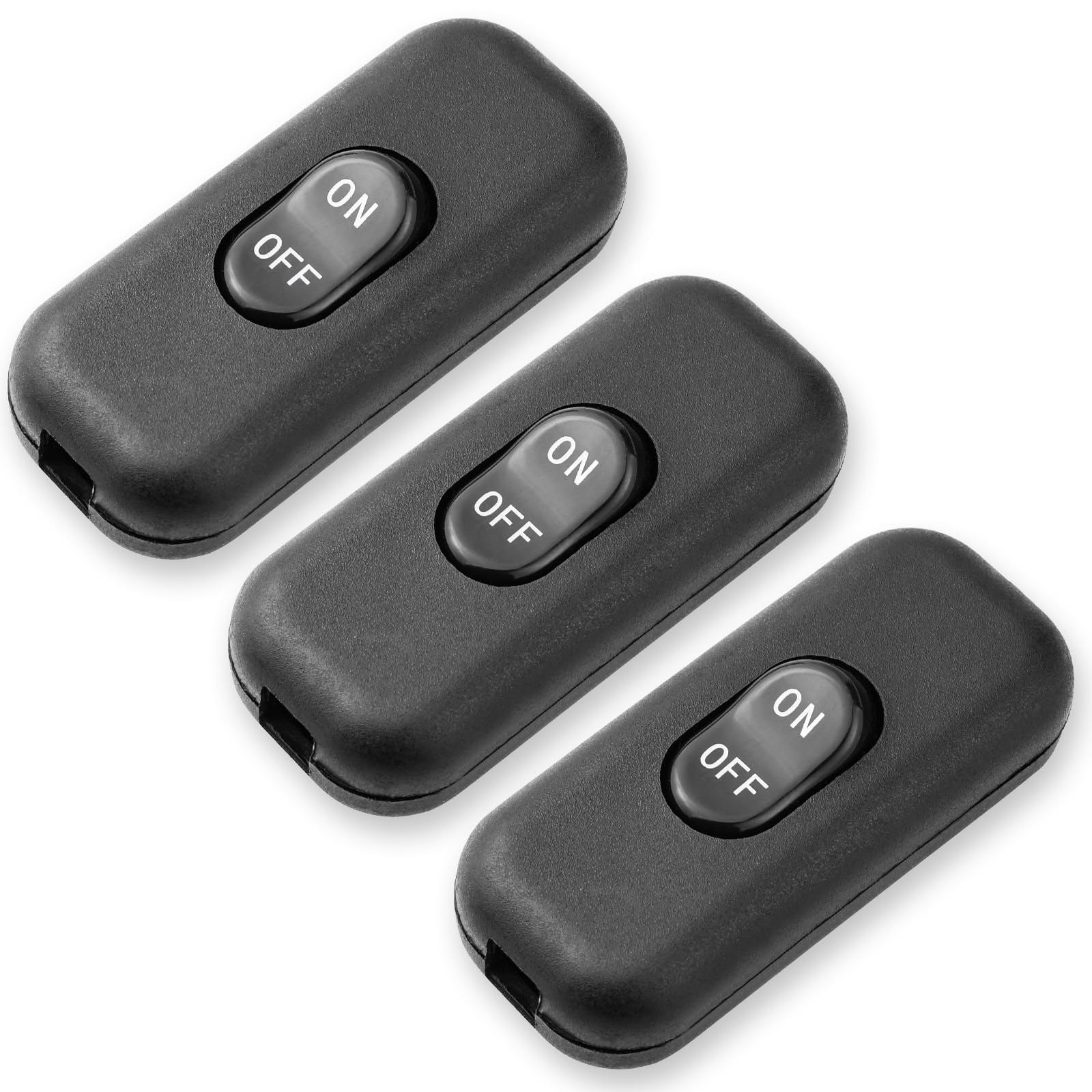 Cord Switch, Pack of 3 Rocker Switches, Inline Switch, Intermediate ...