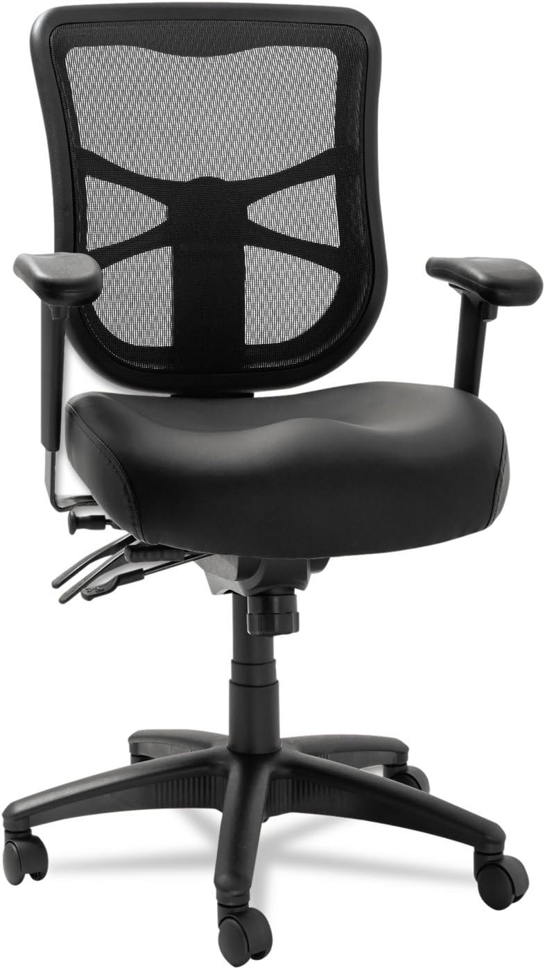 Amazon.com: Lorell Managerial Swivel Mesh Mid-Back Chair, 5.8" Height X ...